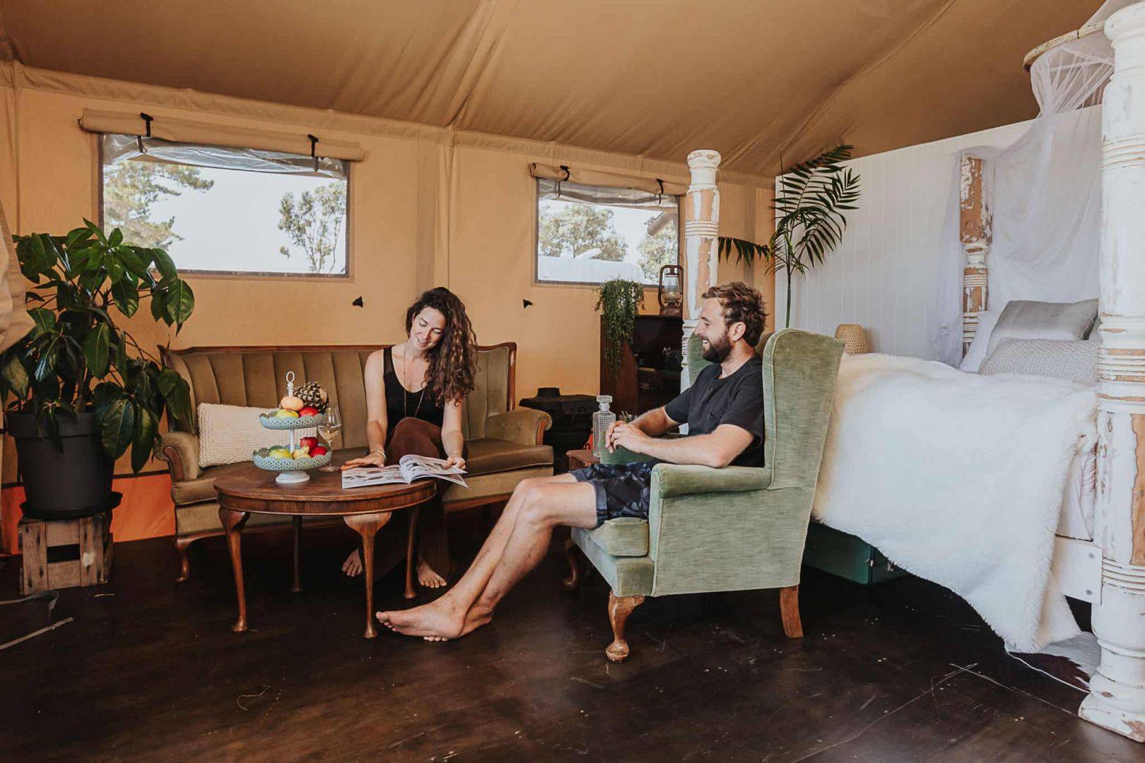 Glamping Tent | Near Auckland | New Zealand North Island