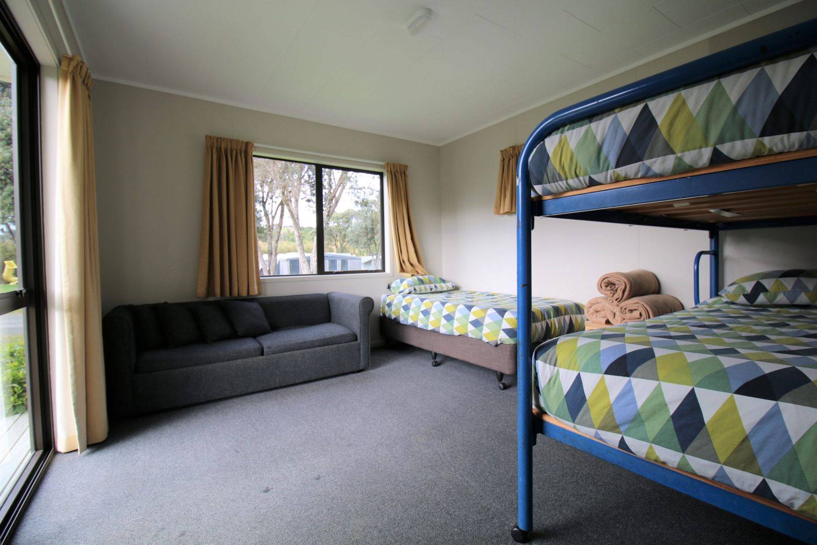 Self-contained Family Cabins | Pākiri Holiday Park